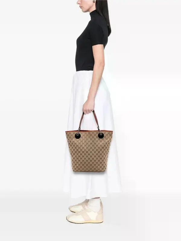Gucci Large Gg Canvas Eclipse Tote Bag