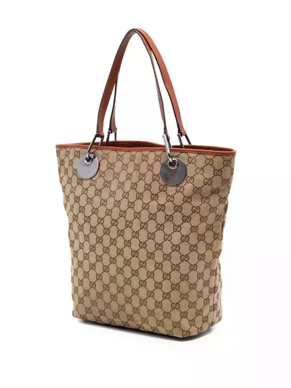Gucci Large Gg Canvas Eclipse Tote Bag
