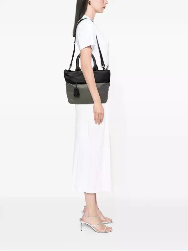 Prada Bicolor Tessuto Reversible Tote Satchel