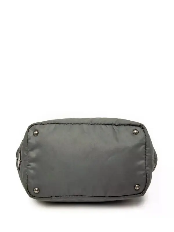 Prada Bicolor Tessuto Reversible Tote Satchel