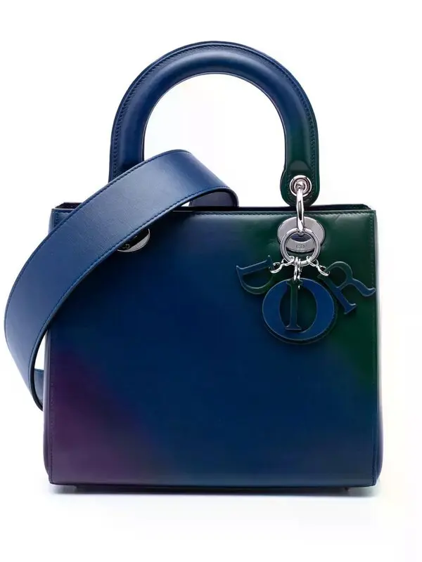 Dior Medium Lady Satchel - Blue