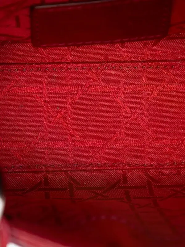 Dior Mini Lady Satchel - Red
