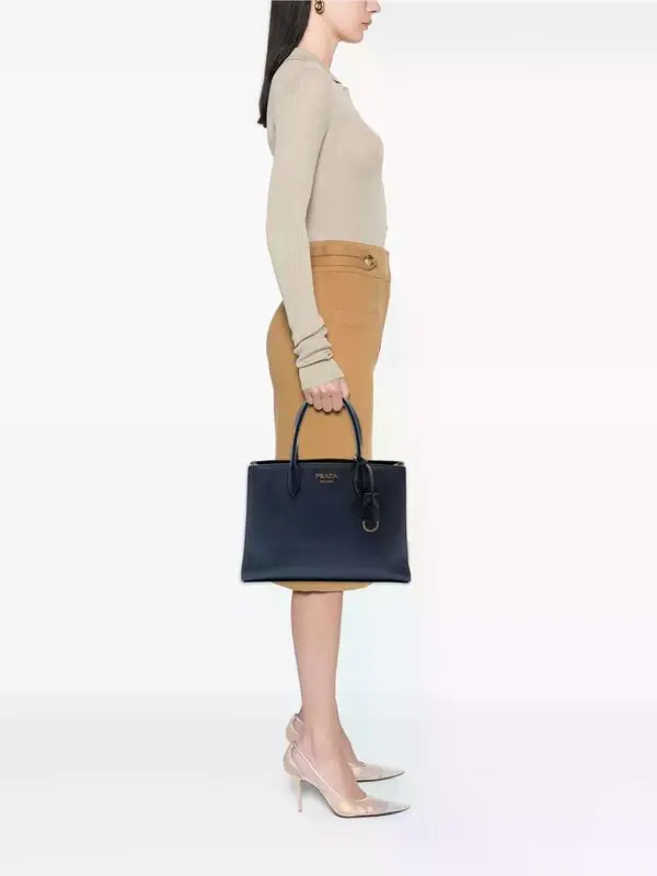 Prada Saffiano Bibliotheque Satchel