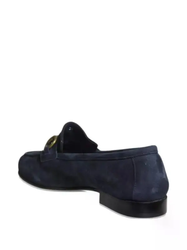 IL MOCASSINO Horsebit Suede Loafers
