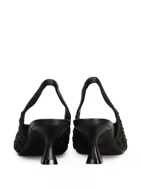 MARC ELLIS Woven Slingback Pumps