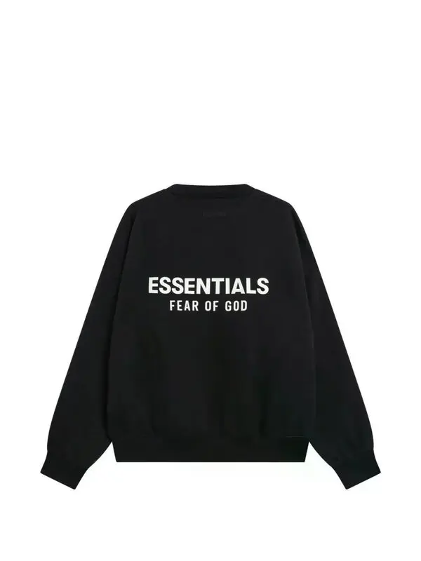 Fear Of God Logo Print Sweater - Black