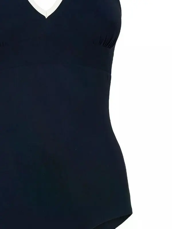 Peserico Two-tone Halterneck Swimsuit