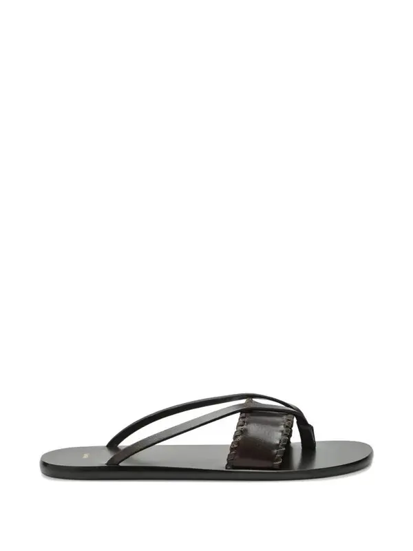 JUDE Helena Leather Flat Sandals