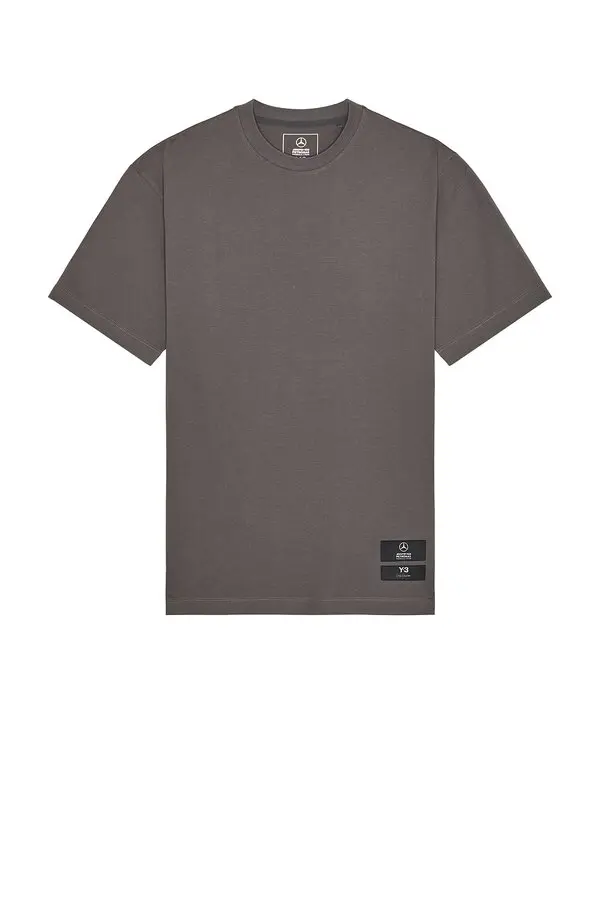 Y3 X F1 Logo Tee In Grey