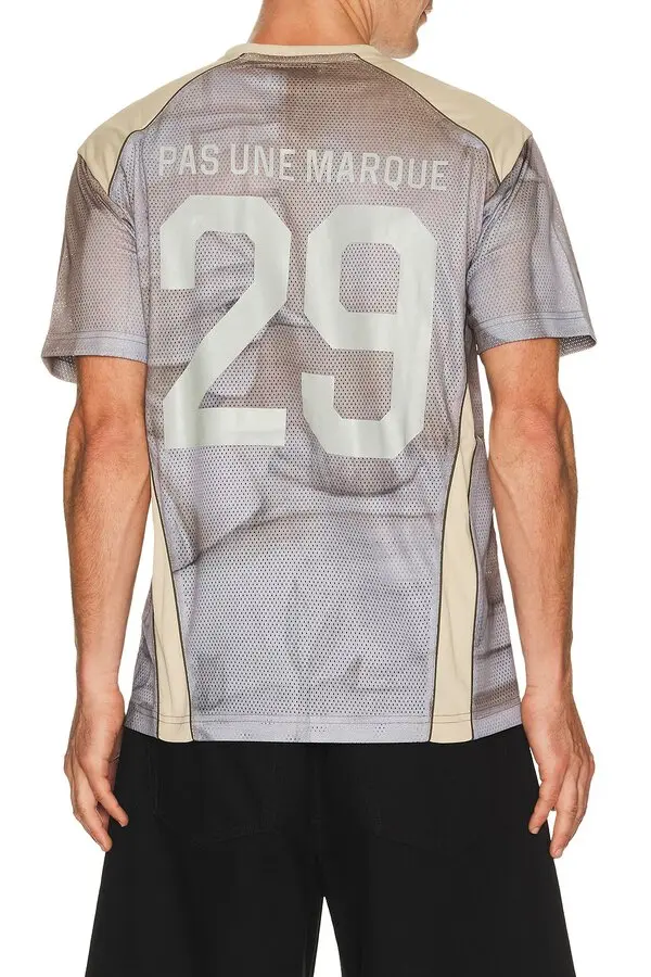 PAS UNE MARQUE Mesh Graphic T-shirt
