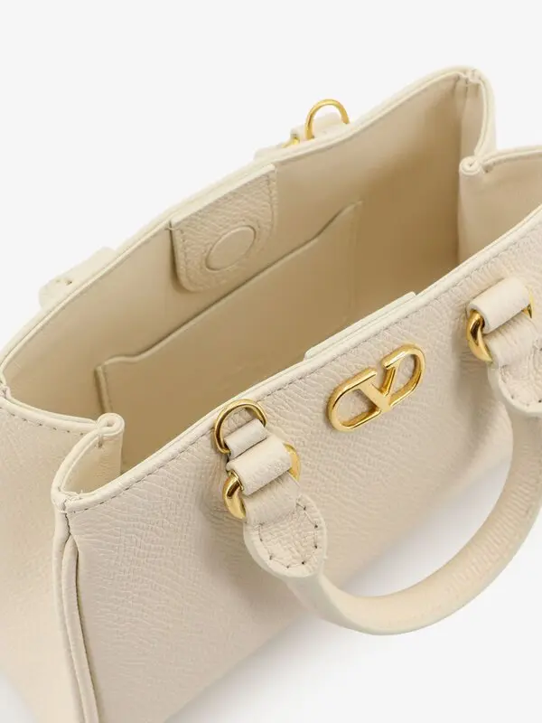 Valentino Garavani Vlogo Signature Mini Leather Handbag