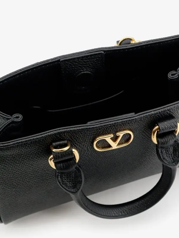 Valentino Garavani Vlogo Signature Mini Leather Handbag