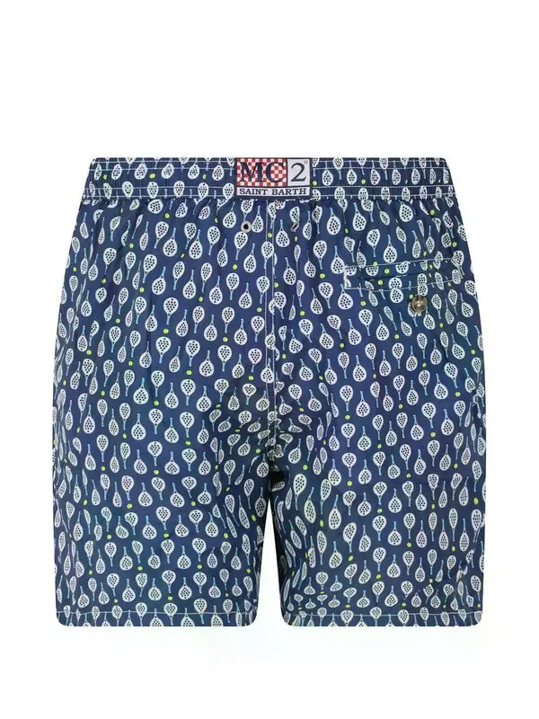 MC2 SAINT BARTH Padel Print Swim Shorts