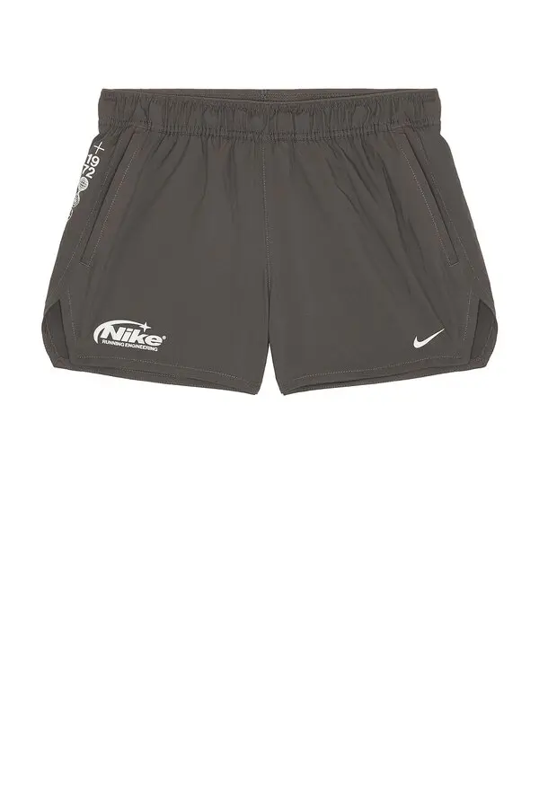 Nike Dri-fit 3" Brief-lined Running Shorts - Medium Ash & Reflective Silv