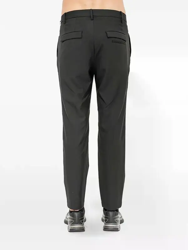 THE VIRIDI-ANNE Pleated Tapered Trousers