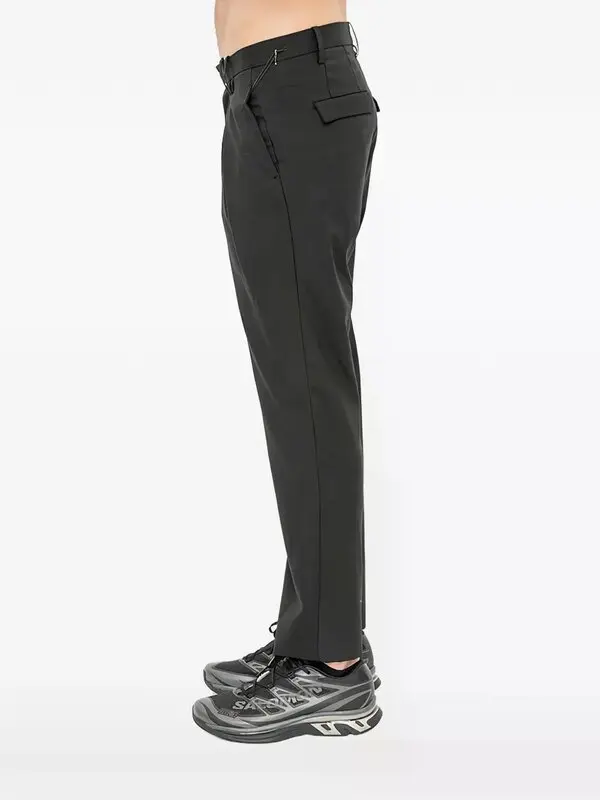 THE VIRIDI-ANNE Pleated Tapered Trousers