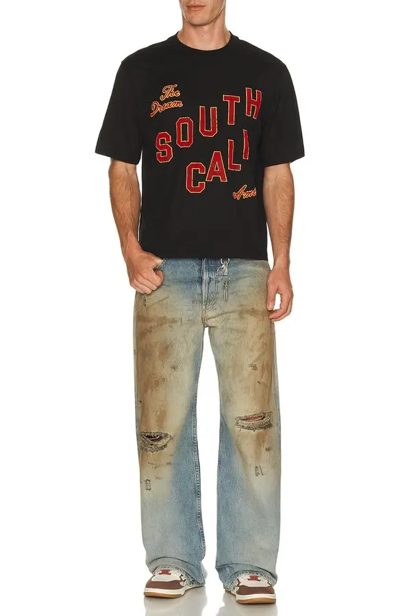 Amiri South Cali Flock Crop Tee