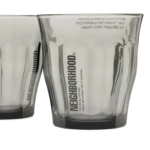 NEIGHBORHOOD Logo Duralex Medium Glass Set