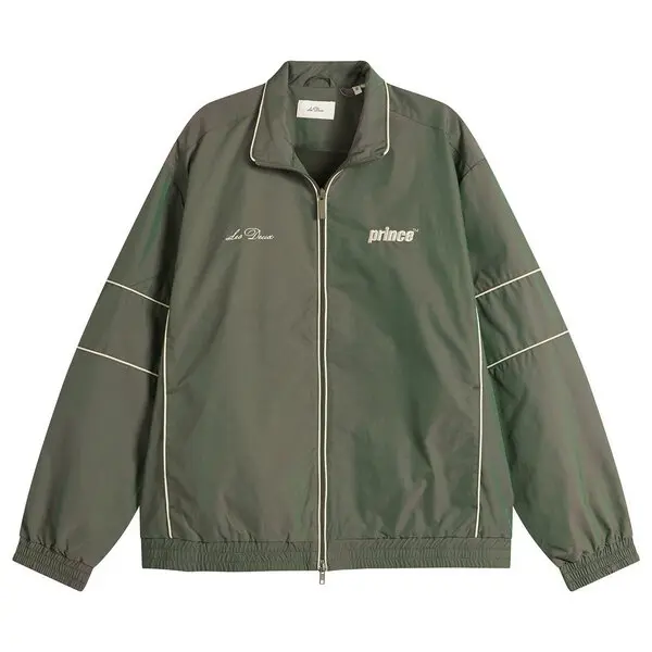 LES DEUX X Prince Shiny Track Jacket - Pineneedle Green