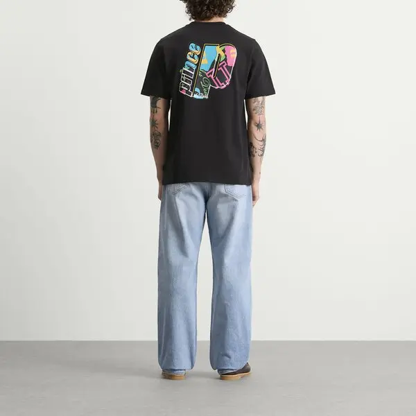 LES DEUX Prince P T-shirt - Black