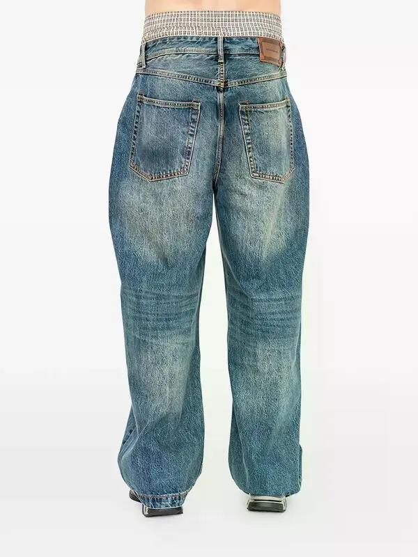 Andersson Bell Layered Wide-leg Jeans