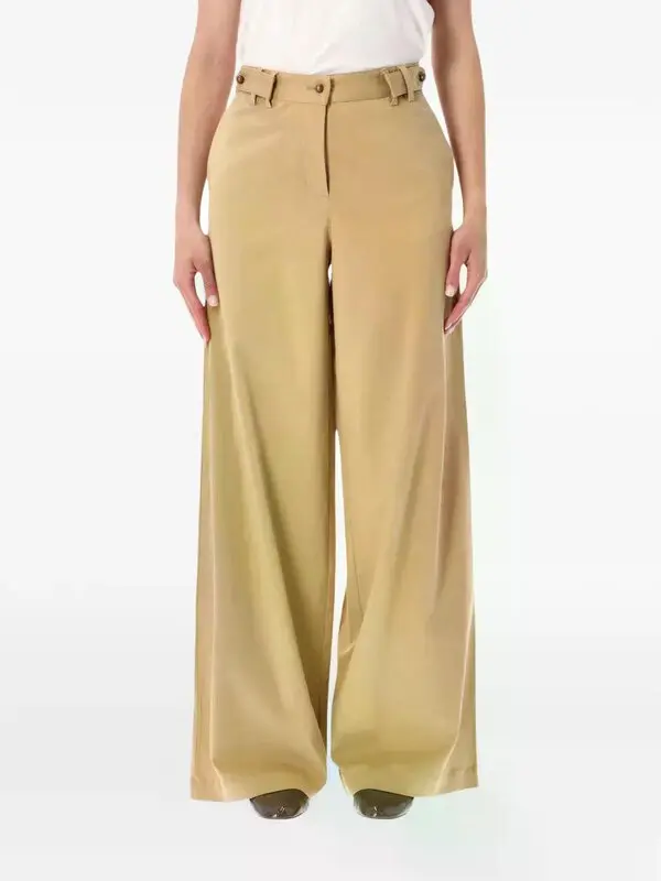 SESSUN Wesley Wide-leg Trousers - Neutrals