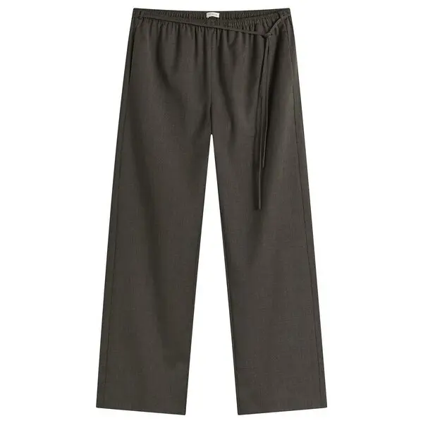 ST. AGNI Straight Leg Wool Blend Pants