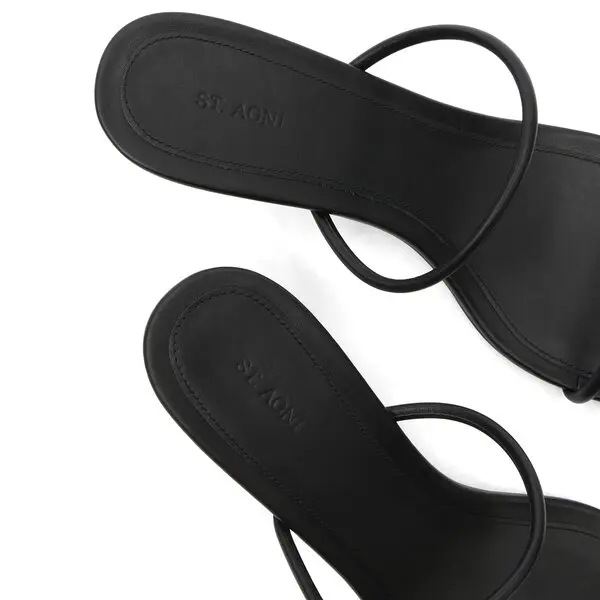 ST. AGNI Minimal Strap Heel