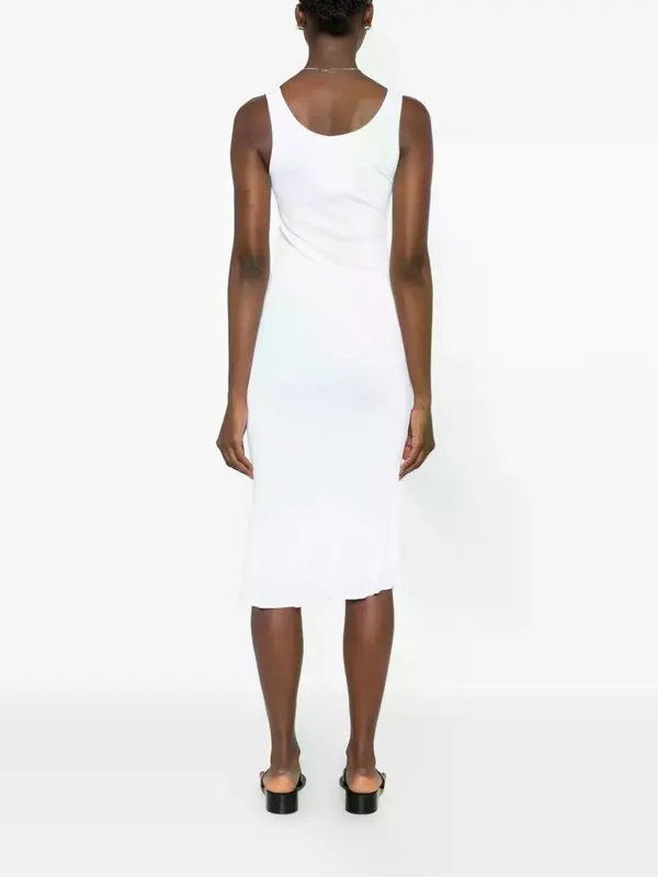 TOTEME Fluted Hem Midi Dress