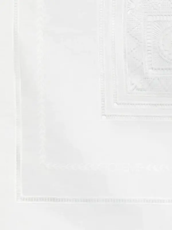 TOTEME Lace-trim Embroidered Scarf