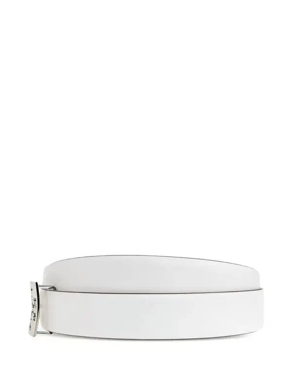 Tory Burch Logo Plaque Reversible Belt