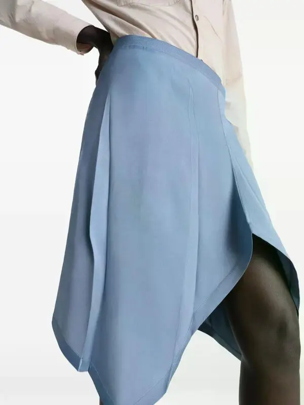 LEMAIRE Pleated Foulard Mini Skirt
