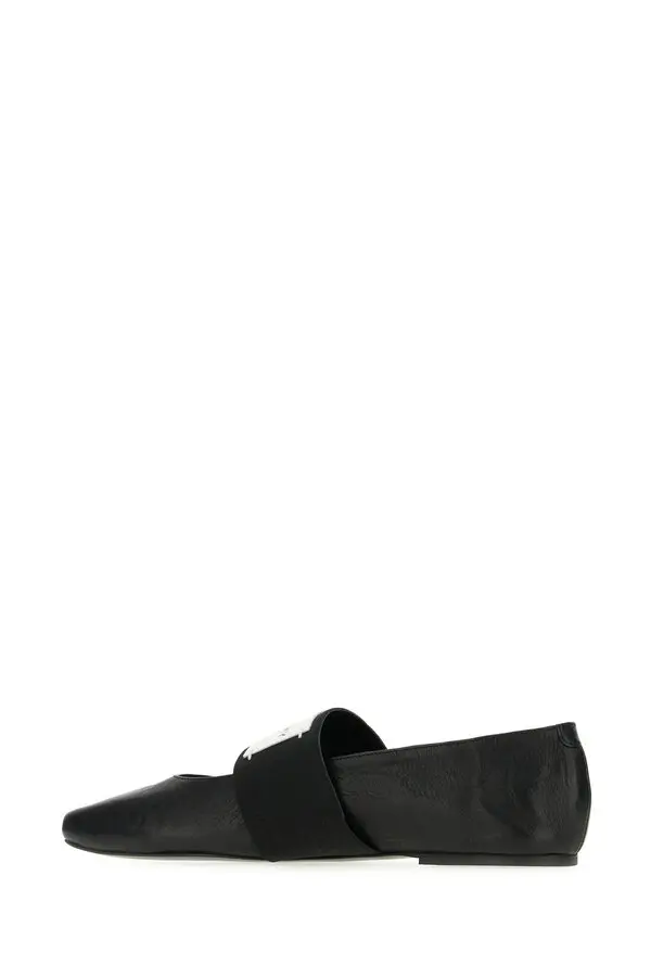 Givenchy Pointed Toe Ballet Flats With Elastic Strap