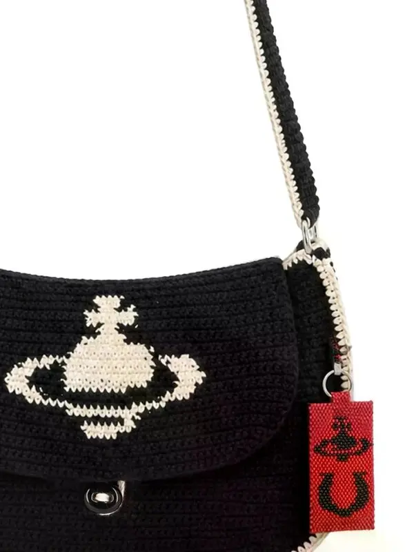 VIVIENNE WESTWOOD Orb Crochet Shoulder Bag