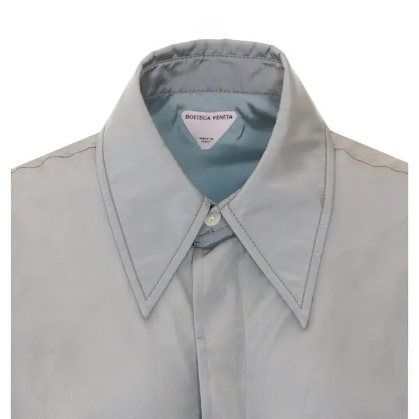 Bottega Veneta Washed Parachute Shirt - Blue