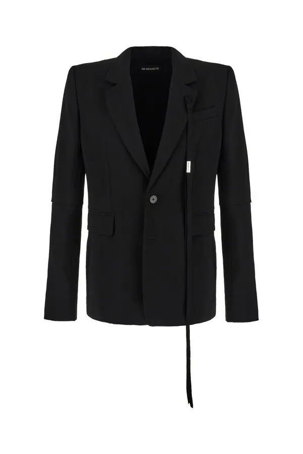 ANN DEMEULEMEESTER Black Blazer