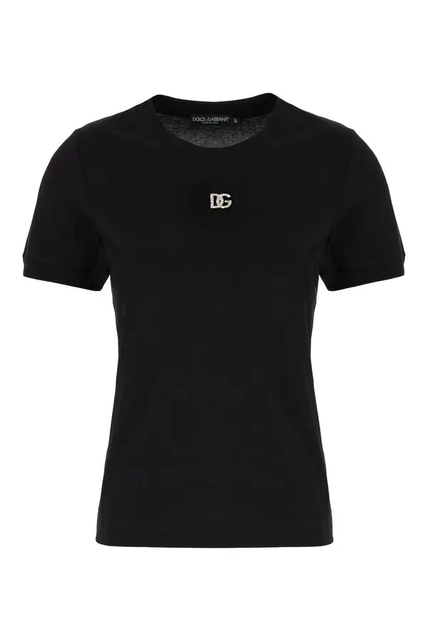 Dolce & Gabbana Embellished Logo T-shirt - Multicolor