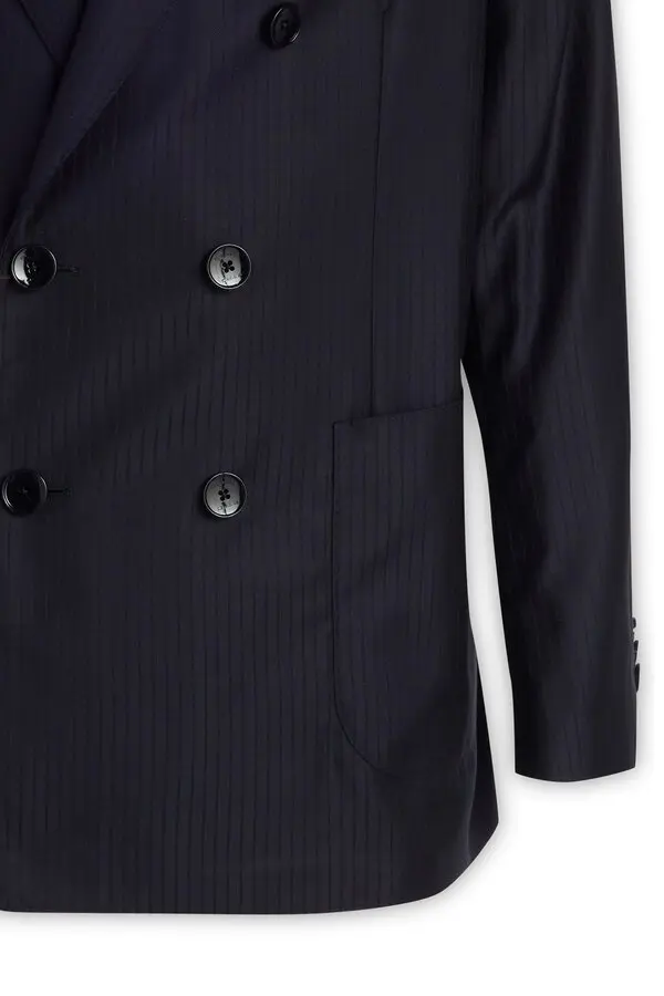 Etro Double-breasted Striped Blazer