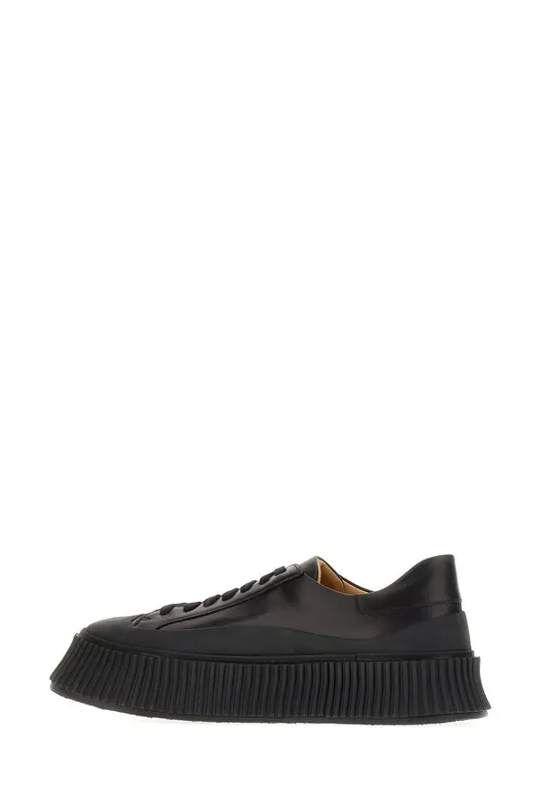 JIL SANDER Leather Lace-up Sneakers - Multicolor