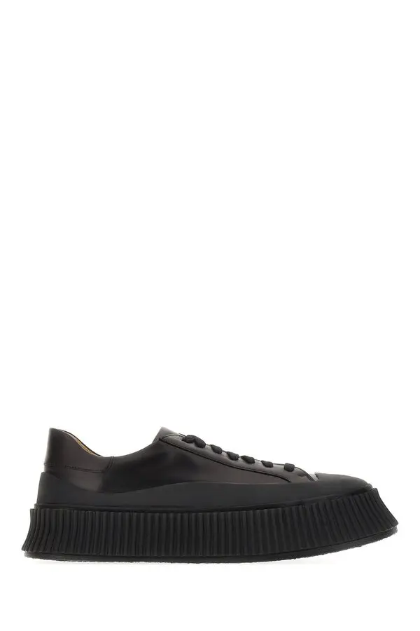 JIL SANDER Leather Lace-up Sneakers - Multicolor