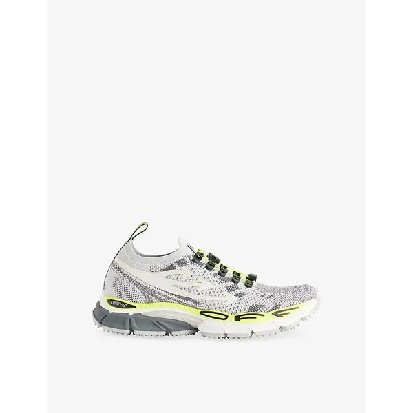Off-White Be Right Back" Knit Low-top Sneakers - Grey/m.cmb