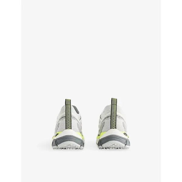 Off-White Be Right Back" Knit Low-top Sneakers - Grey/m.cmb