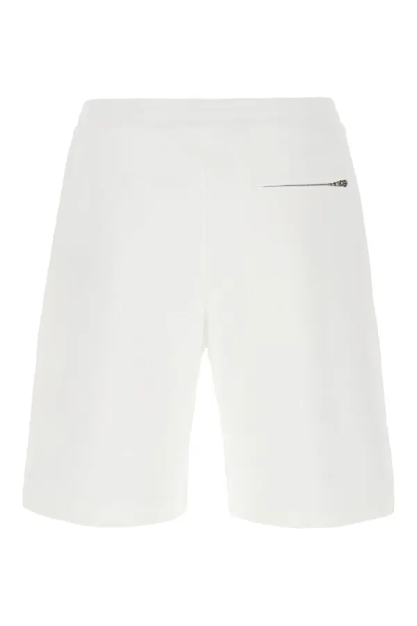 Alexander McQueen Graphic Print Cotton Shorts