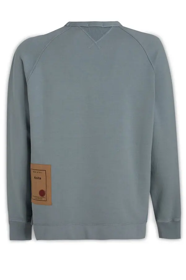 TEN C Crewneck Sweatshirt With Pocket Detail