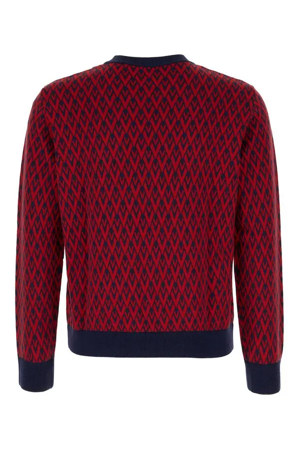 Valentino Garavani Knitwear Pullover With Geometric Pattern
