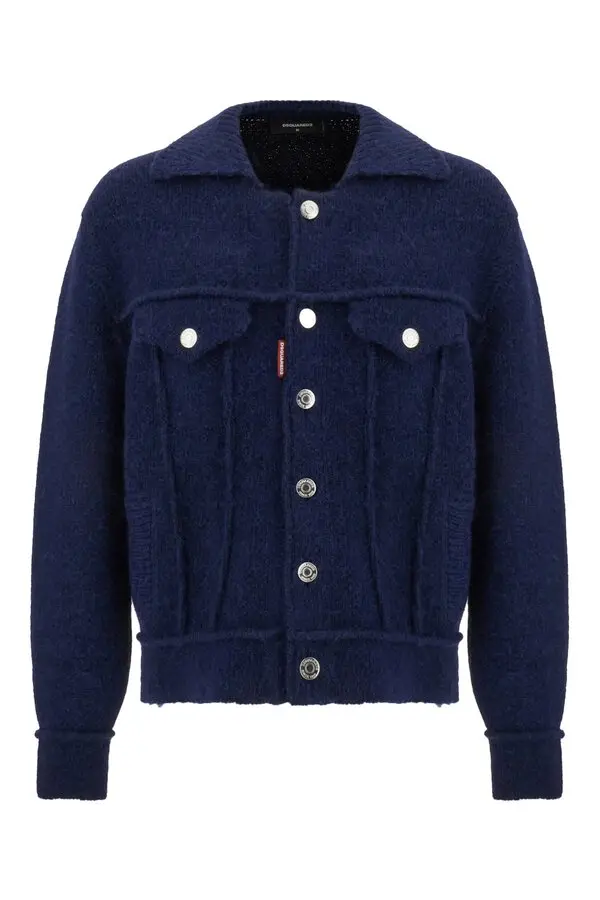 Dsquared2 Button-detailed Wool Blend Jacket