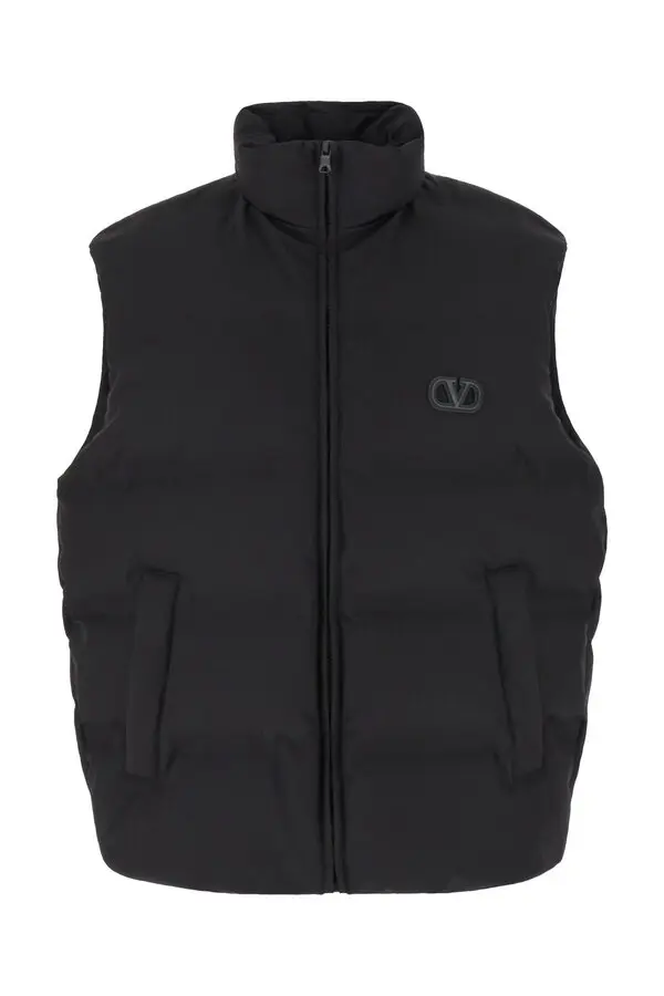 Valentino Garavani Quilted Stand Collar Vest - Multicolor