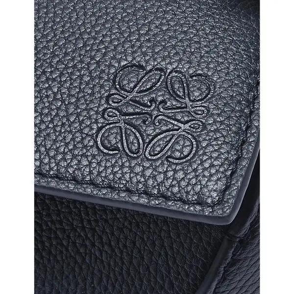 Loewe Puzzle Edge Small Leather Cross-body Bag - Deep Navy