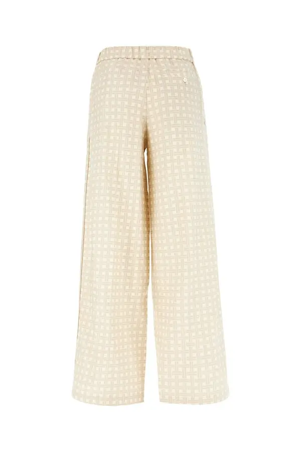 Kenzo Monogrammed Wide-leg Trousers