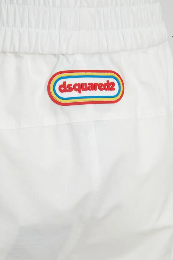 Dsquared2 Wide Leg Trousers With Elasticated Waistband